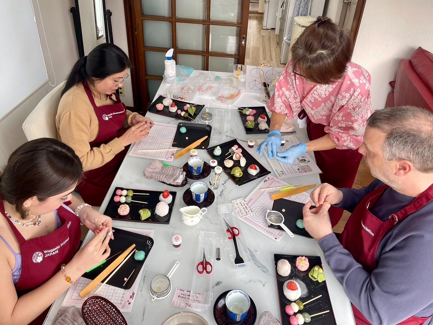 Craft Traditional Japanese Sweets in Tokyo Cooking Class