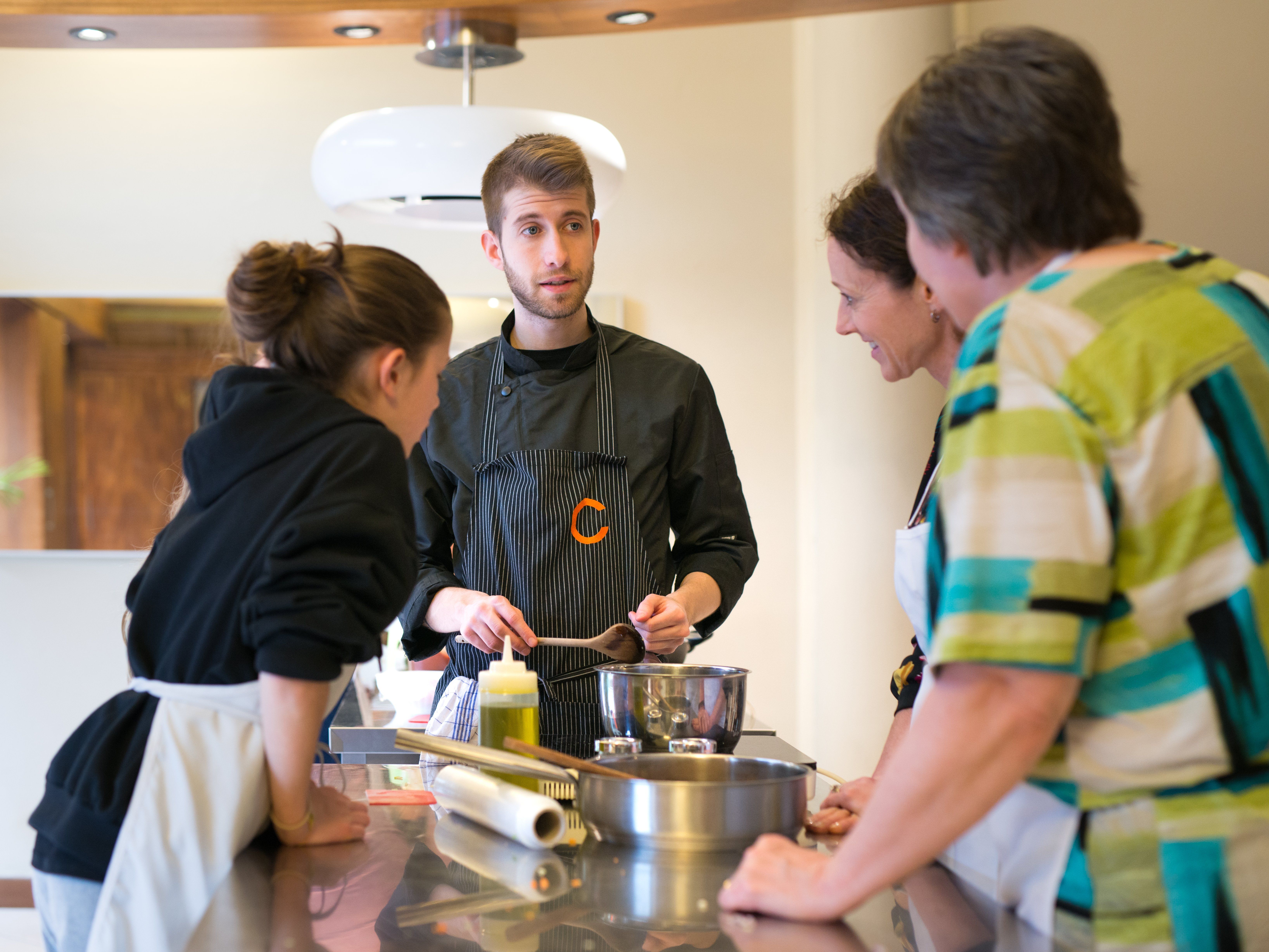 Florence Dinner Deluxe Cooking Class: Italian 4 Course Dinner with Wine