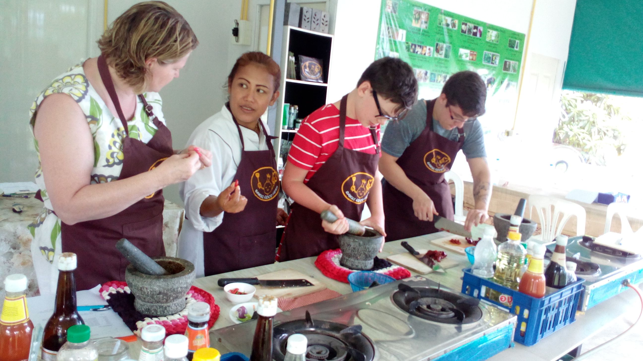 Thai cooking class with organic herb garden tour in Koh Samui: Book and ...