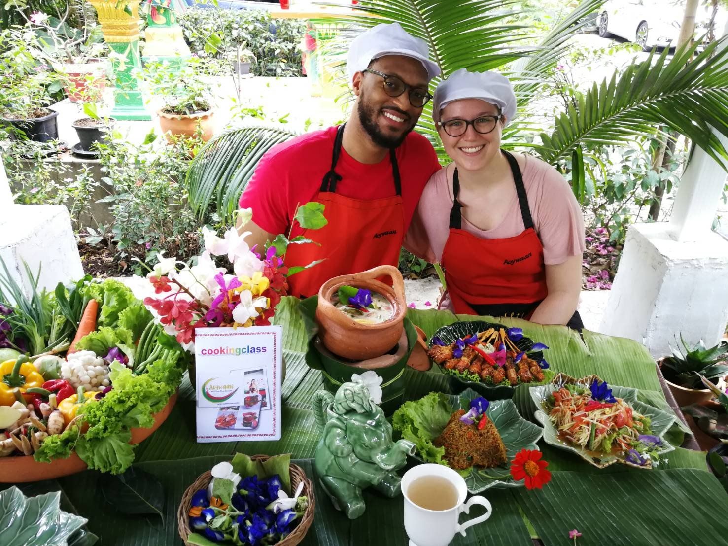 Aoywaan Riverside Thai Cuisine: Cooking Class with Two Market Tours and ...