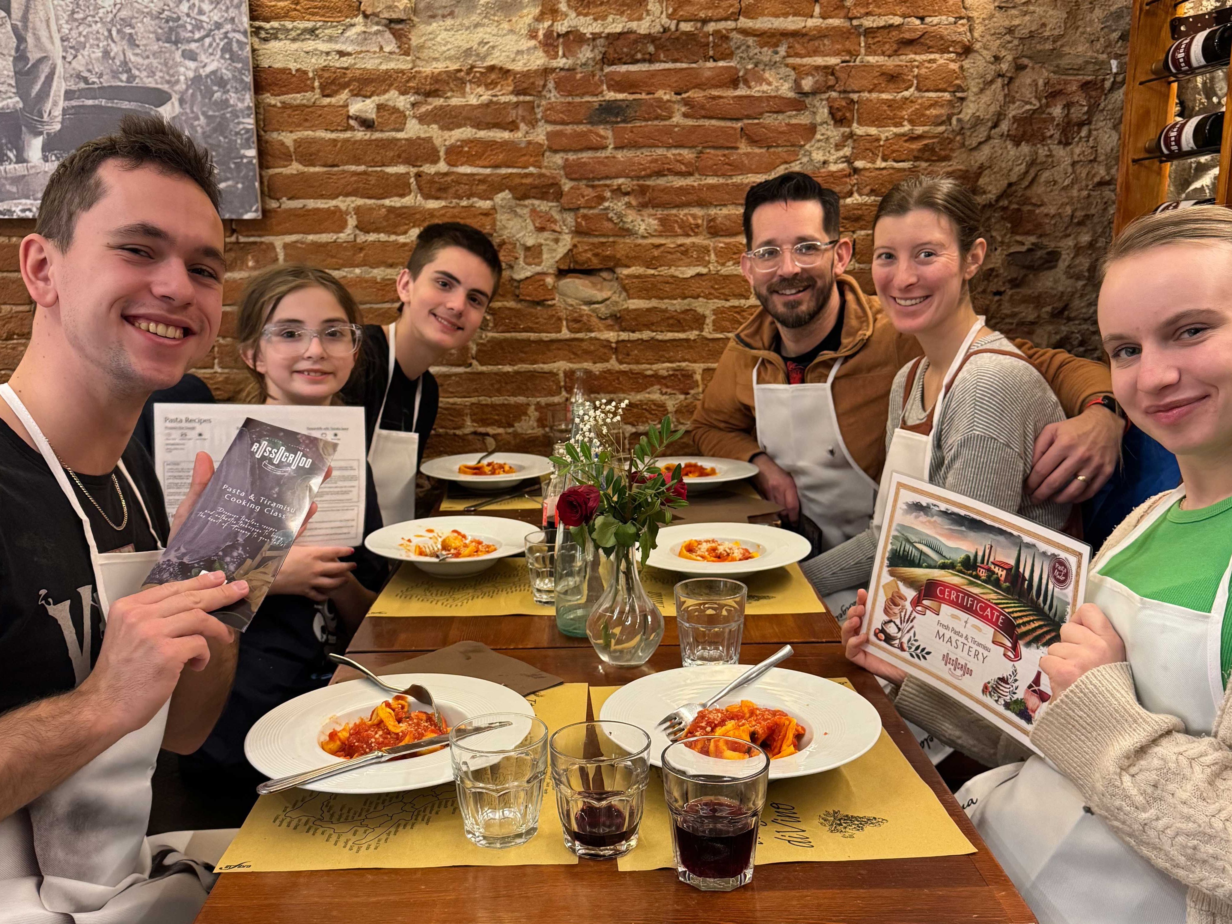 Florence Cooking Class: Handmade Pasta & Tiramisu with Unlimited Wine