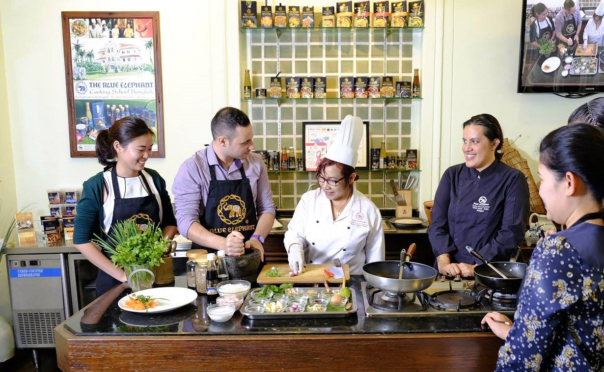 Blue Elephant Cooking School: Half Day Thai Cooking Class with Private ...
