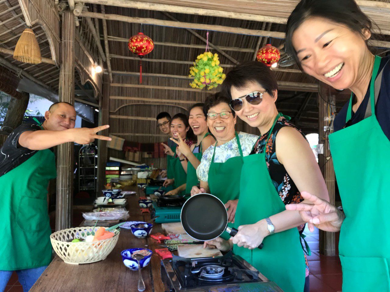 Cooking Class in Cam Thanh Coconut Forest with Market Tour