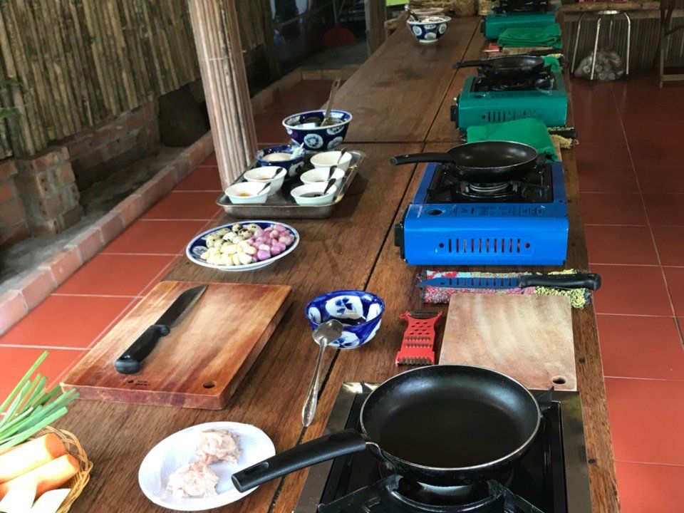 Cooking Class in Cam Thanh Coconut Forest with Market Tour
