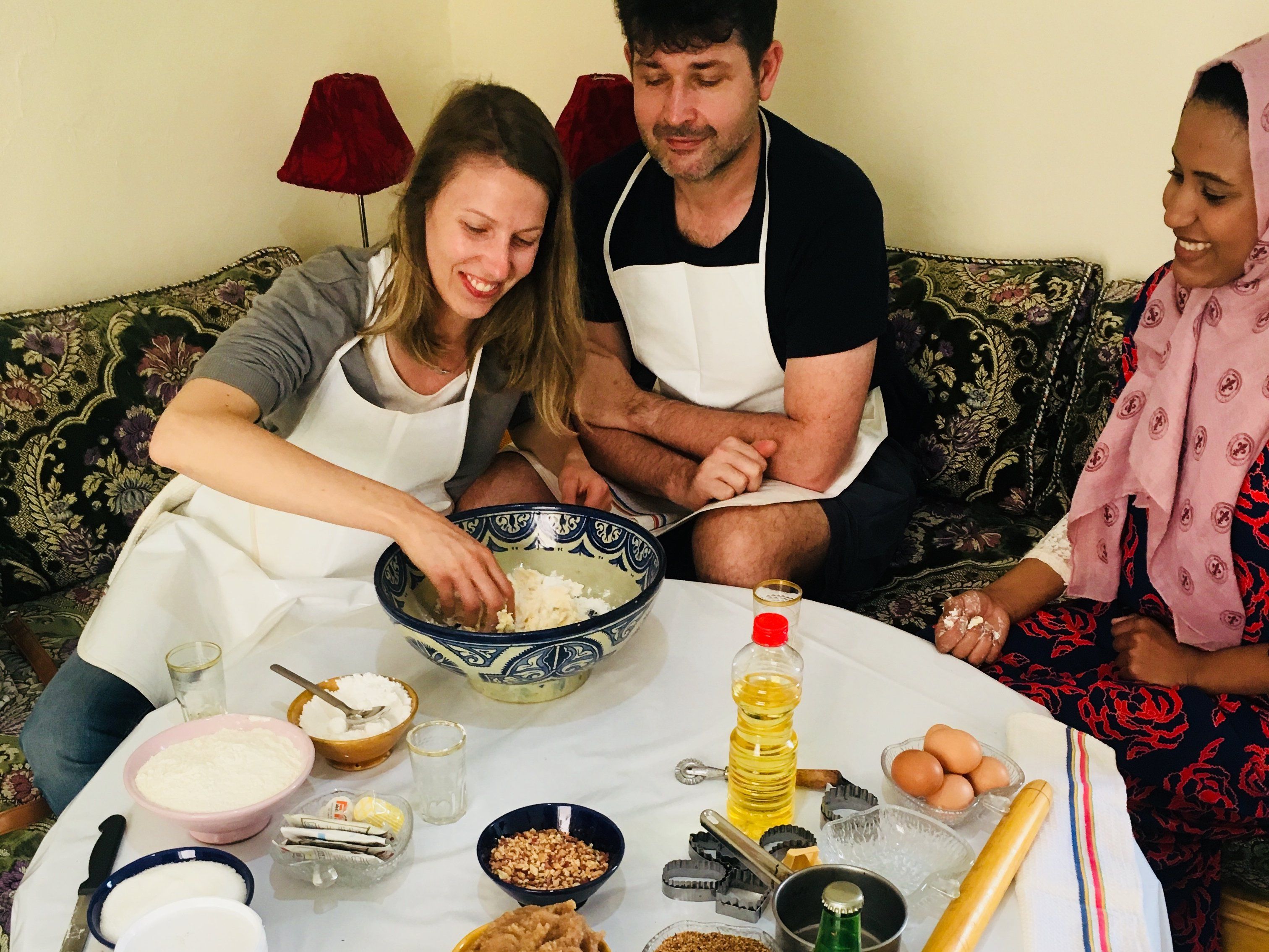 Marrakech: Moroccan Traditional Crepes Msemen Bread Class
