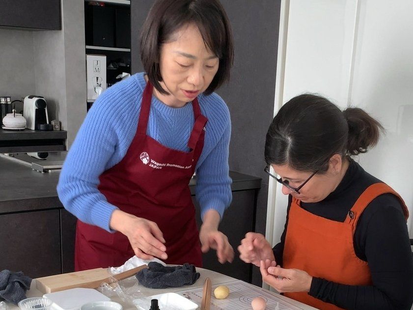 Learn to Make Mochi and Nerikiri Wagashi: Japanese Sweets Class