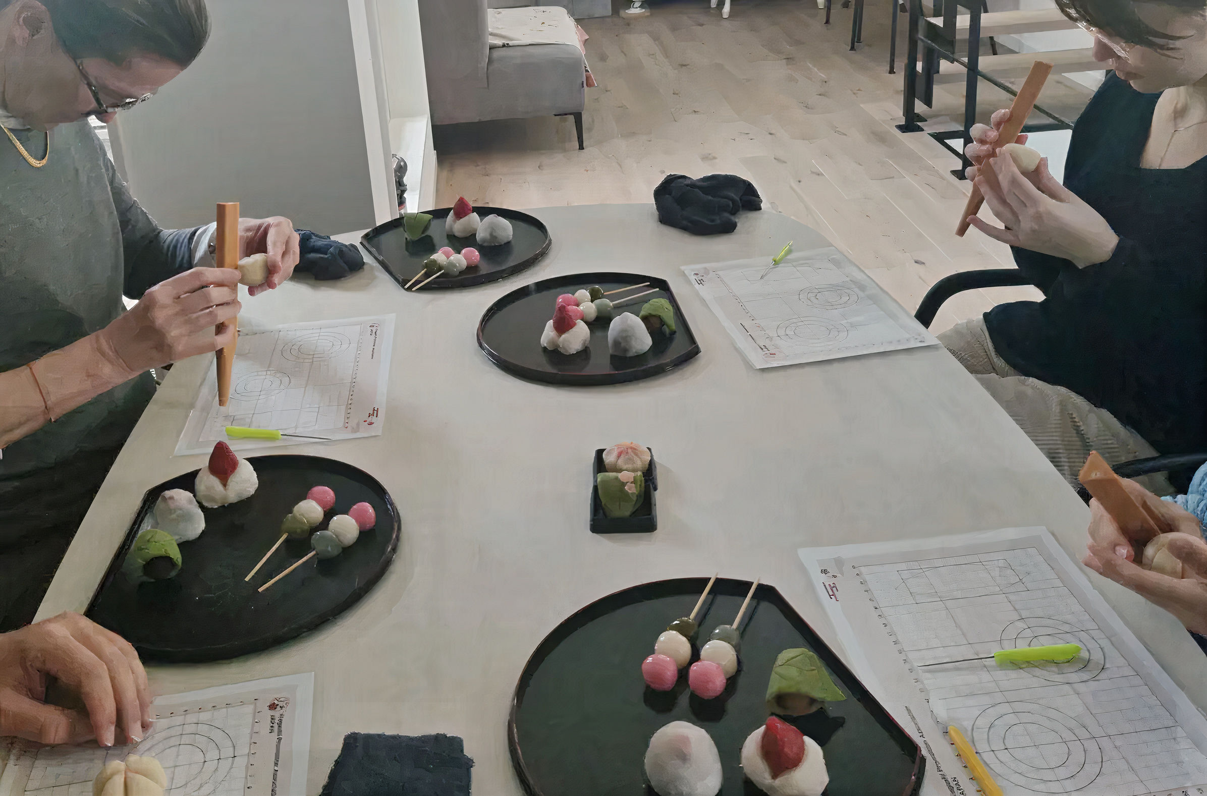 Learn to Make Mochi and Nerikiri Wagashi: Japanese Sweets Class