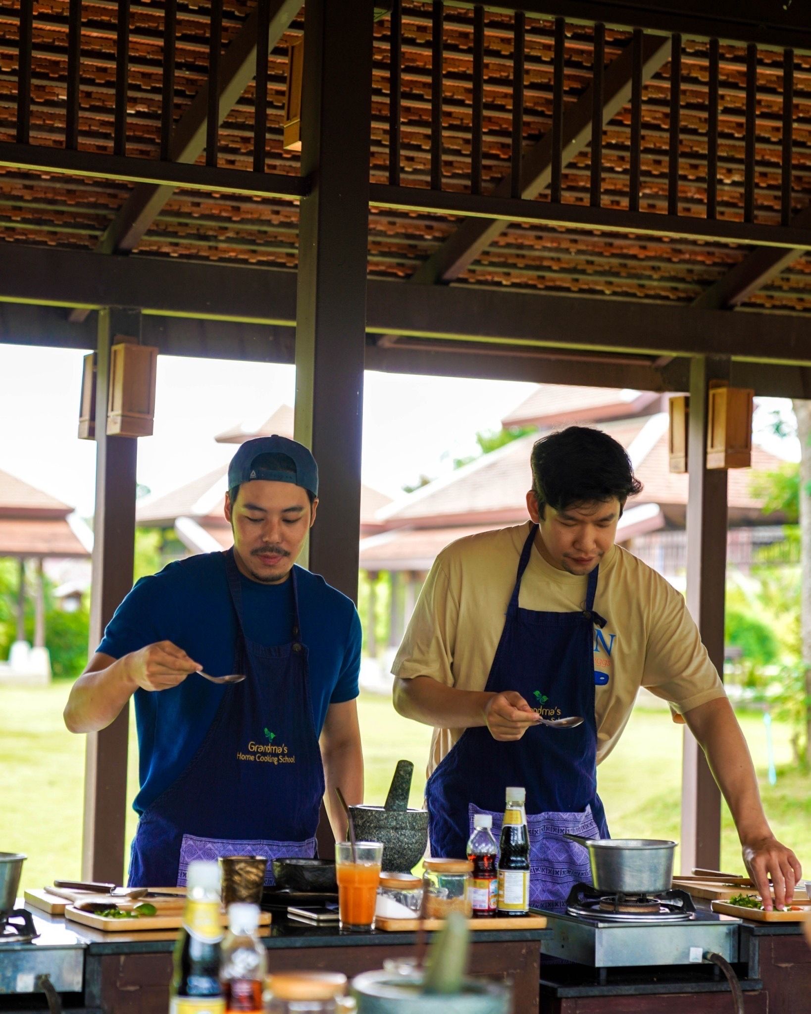 Grandma's Home Cooking School: Morning Class in Traditional Pavilion ...