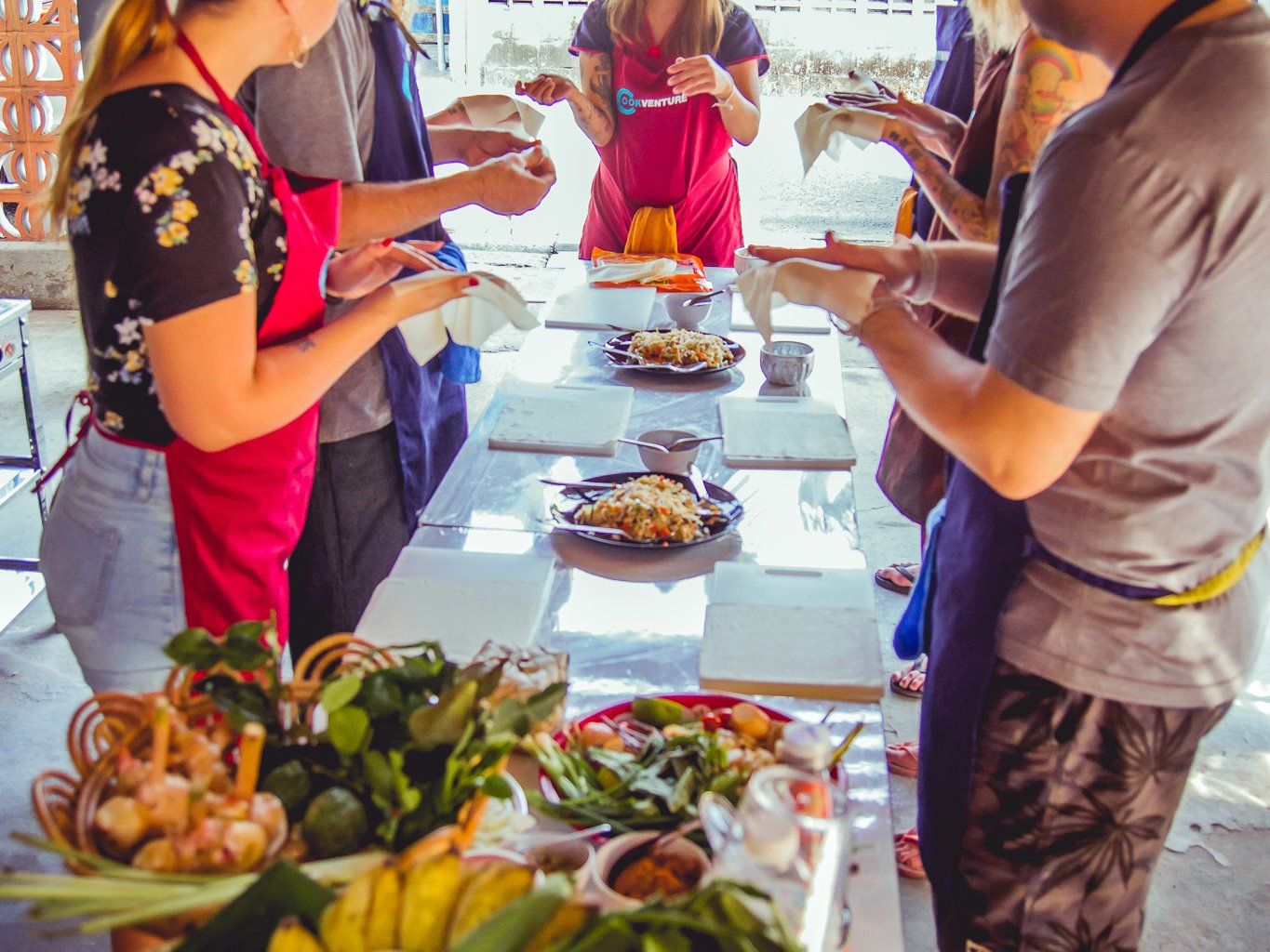 Traditional Thai Cooking Class at Home Cooking Studio