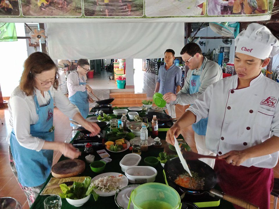 Organic Farm To Table Cooking Class in Vietnamese Agricultural Village