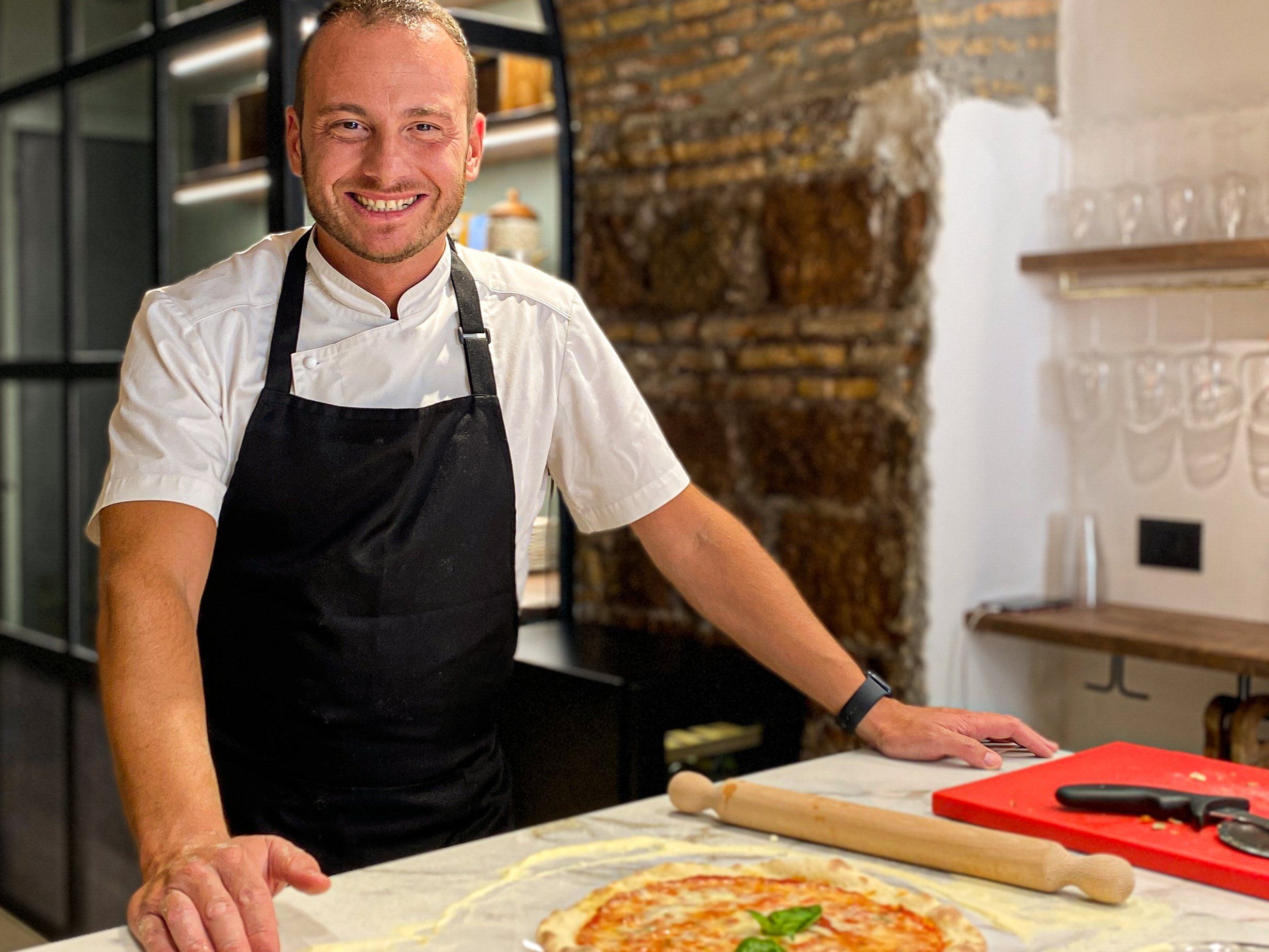 Italian Pizza, Supplì and Gelato Class with Wine by Colosseum Rome