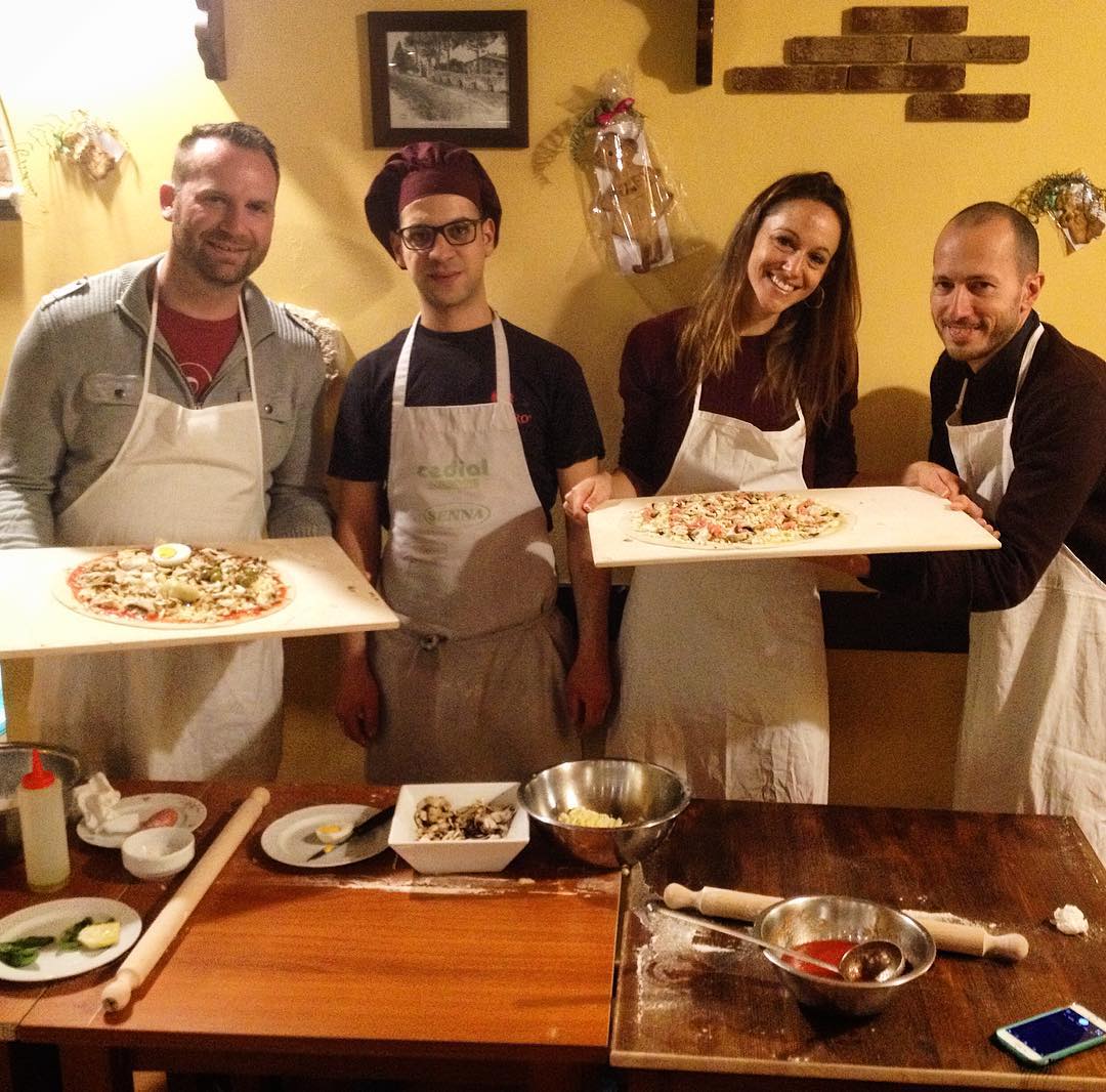 Pizza Making Class with Winery Tour & Tasting: Roman Adventure