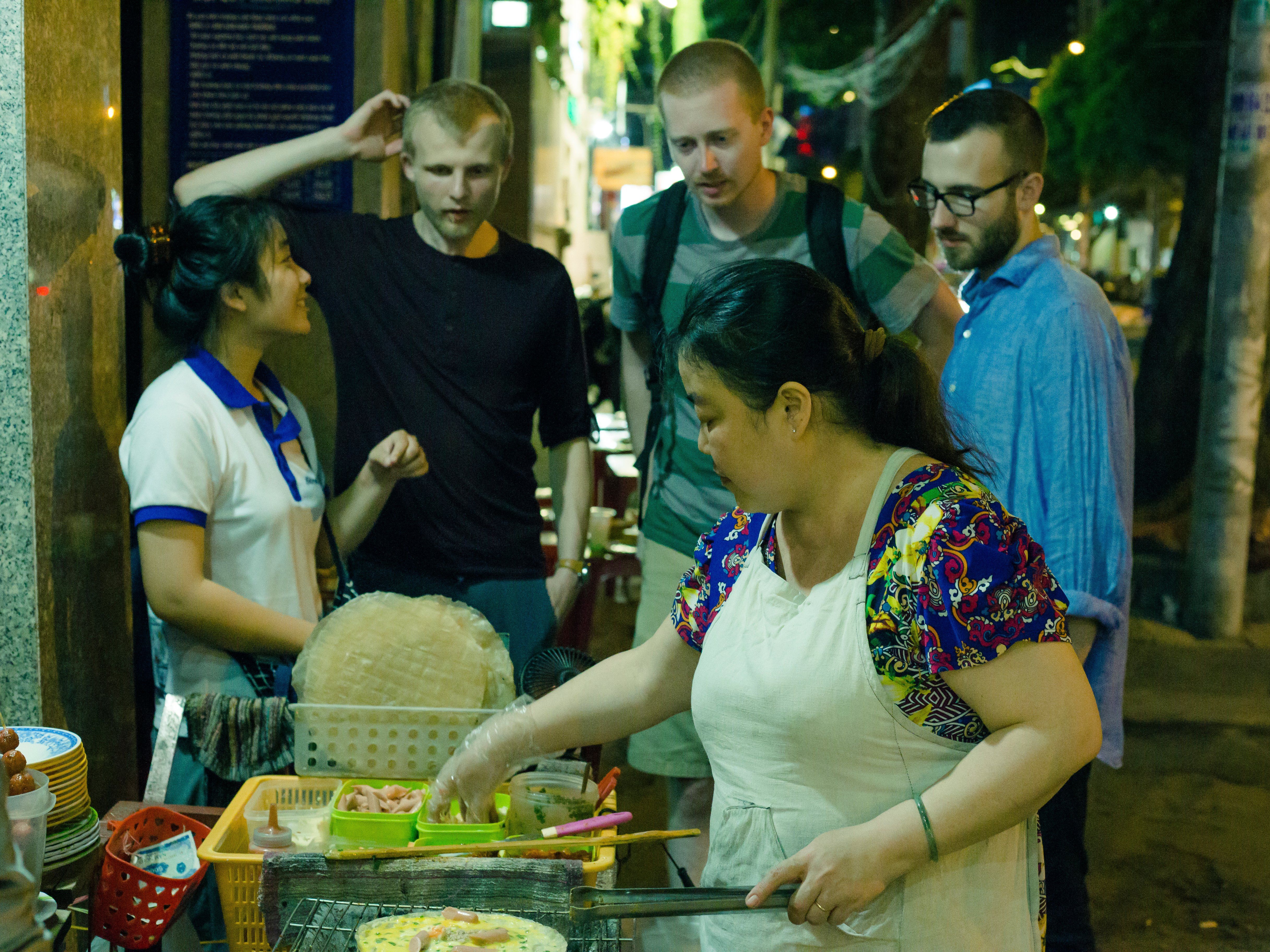 Private Street Food Evening Walking Tour