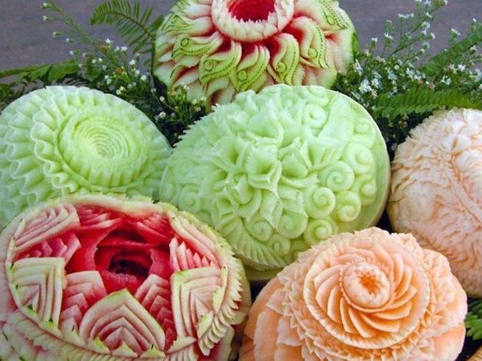 Fruits And Vegetables Carving