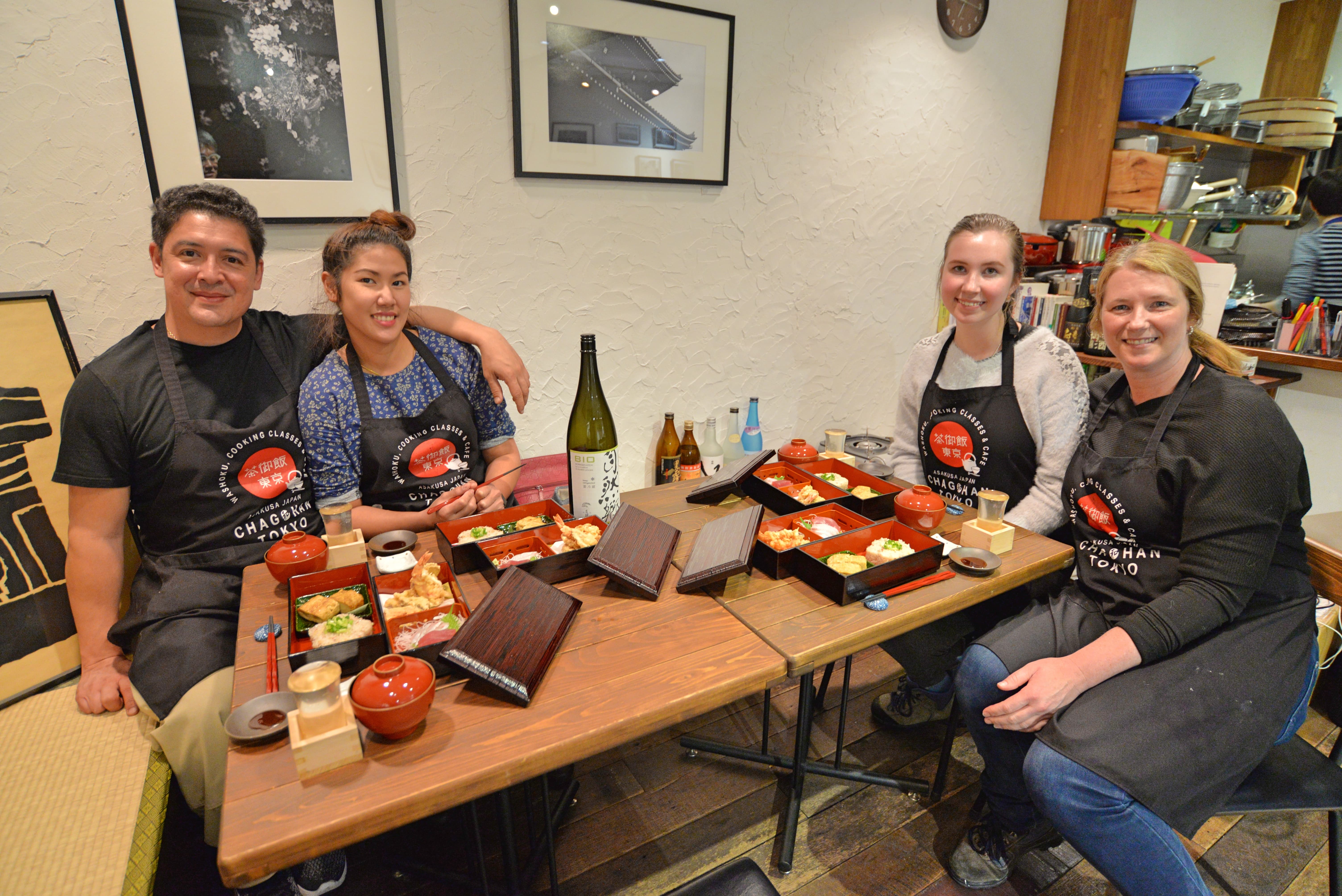 Japanese Cuisine Workshop: Bento, Tempura, Miso + Matcha Tea In Tokyo