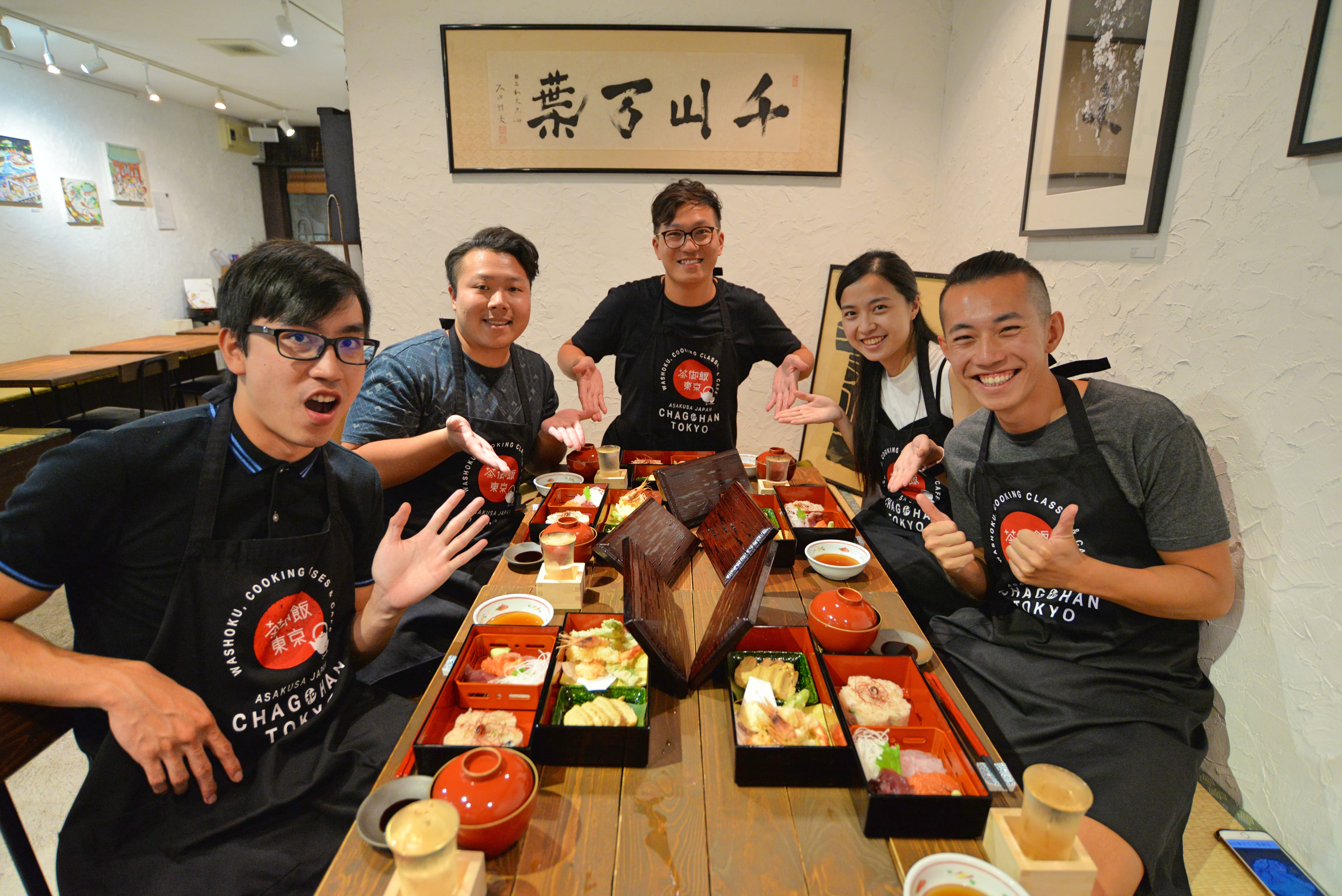 Japanese Cuisine Workshop: Bento, Tempura, Miso + Matcha Tea In Tokyo